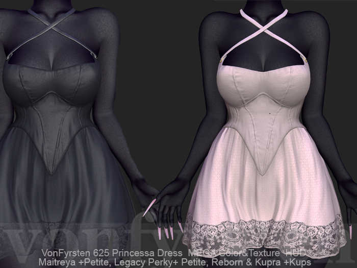 Second Life Marketplace Dress 625